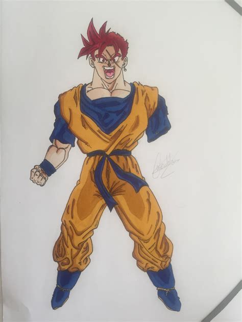 Mirai Gohan Ssj God By Beddou On Deviantart