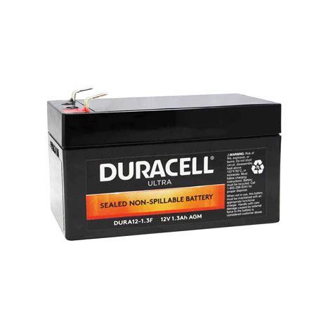 Duracell Ultra 12v 5ah Agm Ups Battery Dura12 5f F1 Terminals