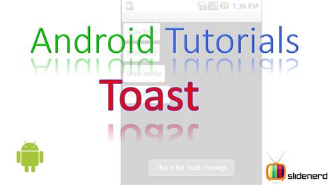 32 Android Toast Tutorial Youtube