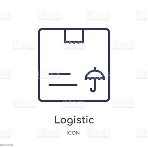 Linear Logistic Protection Icon From Delivery And Logistic Outline Collection Thin Line Logistic