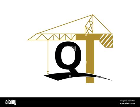 Letter Q Construction Logo Symbol Vector Template Stock Vector Image