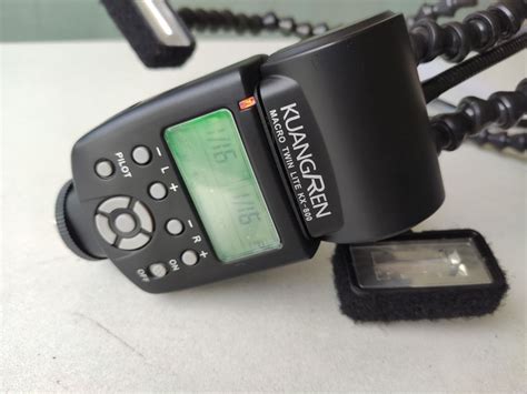 LAOWA KuangRen KX 800 Flexible Macro Twin Flash Diffusers Macro Clamp Photography