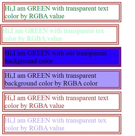 CSS Color Transparent How Does Transparent Color Works In CSS