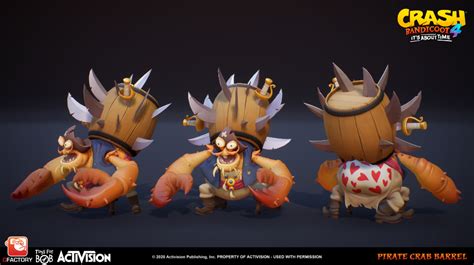 Artstation Enemies Pirates Gfactory Studio Crash Bandicoot