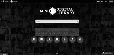 Acm Digital Library 新平台將於 202011 正式發布