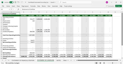 Excel Based Automated Accounting System Eloquens