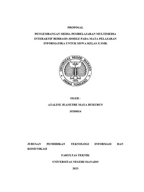 Pengembangan Media Pembelajaran Multimedia Interaktif Berbasis Mobile