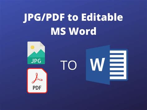 A Responsive PDF PNG Conversion Into Editable MS Word Doc File Upwork