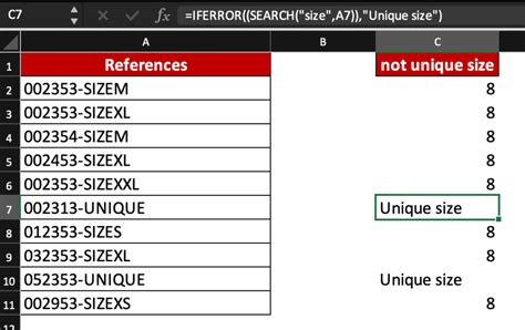 SEARCH Function Excel Explained