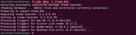 How To Install Steam On Ubuntu Greenwebpage Community