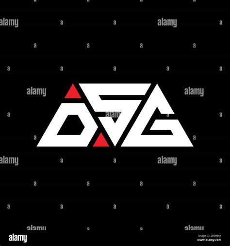 Dsg Triangle Letter Logo Design With Triangle Shape Dsg Triangle Logo Design Monogram Dsg