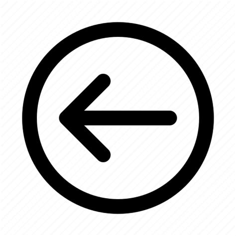 Arrow Back Backarrow Circle Undo Icon