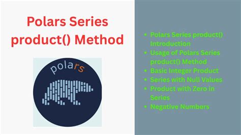 Polars Series Product Method With Examples Spark By Examples