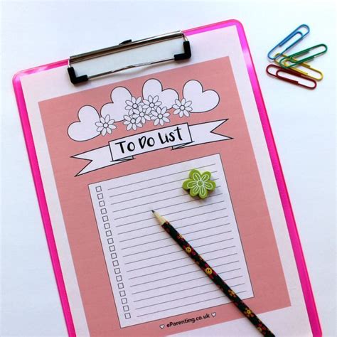 Pretty Pink Printable To Do List Pdf Pretty In Pink To Do List Pink