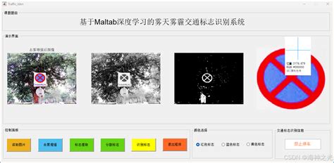 【交通标志识别】深度学习雾天雾霾交通标志识别【含gui Matlab源码 B7z016期】matlabmatlab武动乾坤 讯飞ai开发者社区