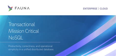 Faunadb Combines Relational Integrity With Nosql Scalability