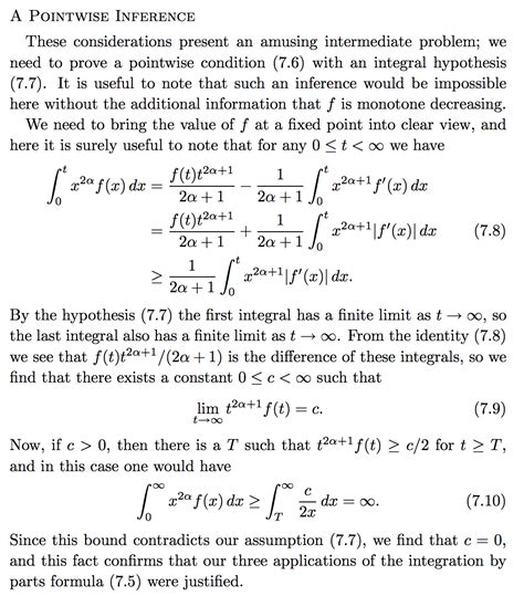 calculus help to understand finding a bound to this integral