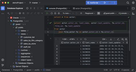 New UI DataGrip Documentation