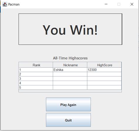 GitHub Esh D Pac Man A New Rendition Of The Classic Arcade Game Using Object Oriented