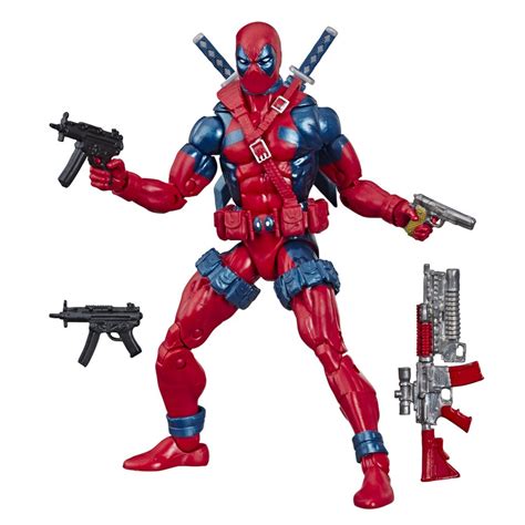 X Men X Force Retro Marvel Legends 6 Inch Deadpool Action Figure