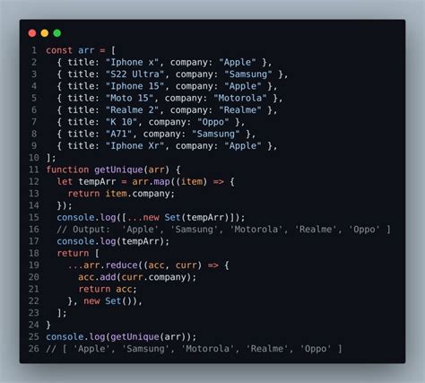 How To Extract Unique Values From An Array Of Objects Asgar Posted On The Topic Linkedin