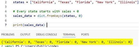 Initialize A Python Dictionary With Default Values