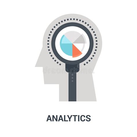 Analytics Icon Concept Stock Vector Illustration Of Imagination
