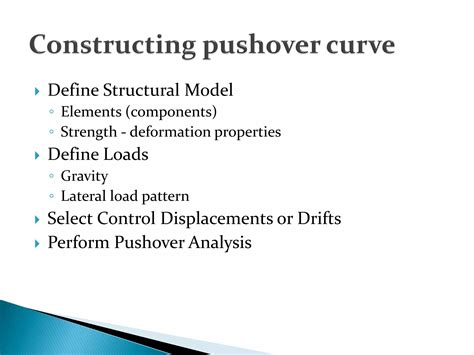 Non Linear Static Pushover Analysis Pdf Civil Engineering Industry