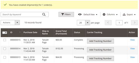 magento 2 blog mageside how to create shipments in magento 2