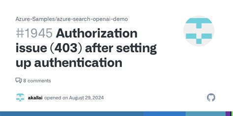 Authorization Issue 403 After Setting Up Authentication · Issue 1945 · Azure Samplesazure