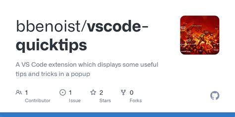 GitHub Bbenoist Vscode Quicktips A VS Code Extension Which Displays Some Useful Tips And