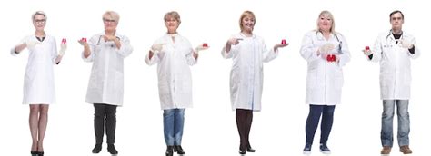 Premium Photo Laboratory Assistant Holding A Flask With Liquid Isolated