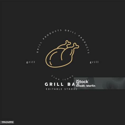 고기와 그릴 카페 또는 레스토랑에 대한 벡터 아이콘 및 로고 가정 주방에 대한 스톡 벡터 아트 및 기타 이미지 가정 주방