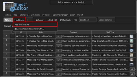 Wp Sheet Editor Ai Generate New Rows With Ai Wp Sheet Editor