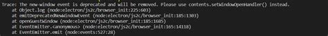 Fix Electron Deprecated New Window Event · Issue 24775 · Cypress Io