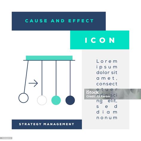 Ilustración De Icono De Causa Y Efecto Y Más Vectores Libres De