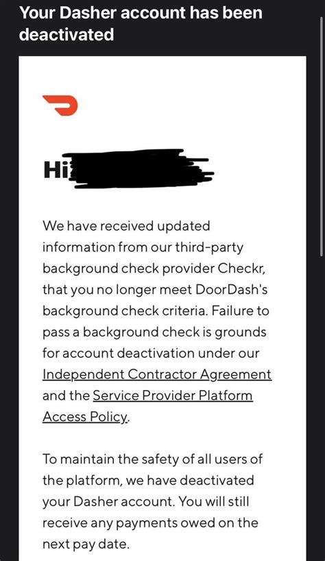 I am officially kicked off of DoorDash after 4+ years of dashing : r ...