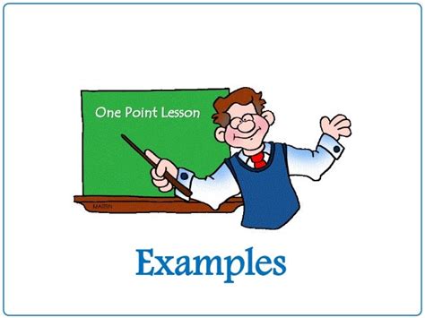 Opl One Point Lesson