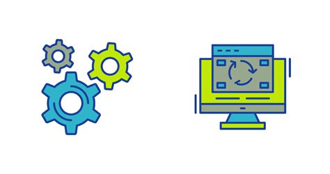 Gear And Update Icon Vector Art At Vecteezy