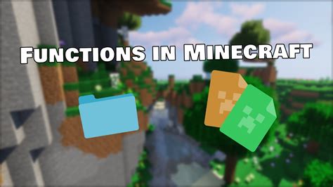 How To Use Functions Minecraft Datapack Tutorial YouTube