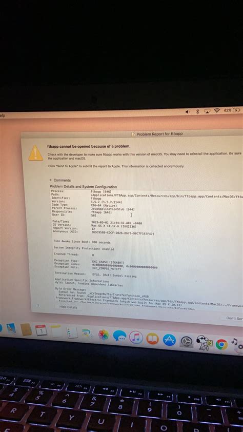 macos launch error · issue 910 · ftbteam ftb app · github