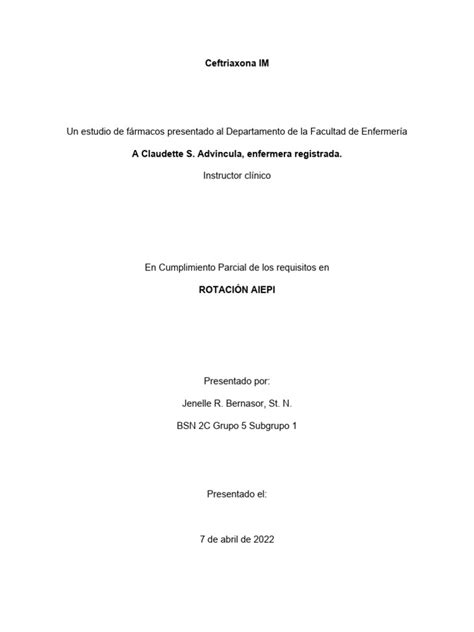 Ceftriaxona Pdf Alergia Penicilina