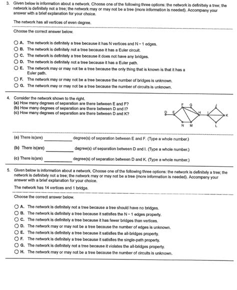 Solved Given Below Is Information About A Network Choose Chegg Com
