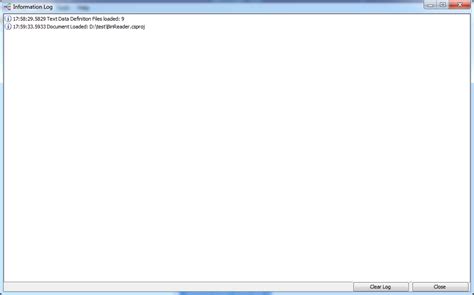 Binary Viewer Info Log