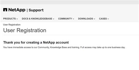 How To Register For Netapp Support Site Account As A Guest User