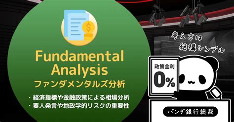 バイナリーオプション攻略・戦略－ファンダメンタルズ分析