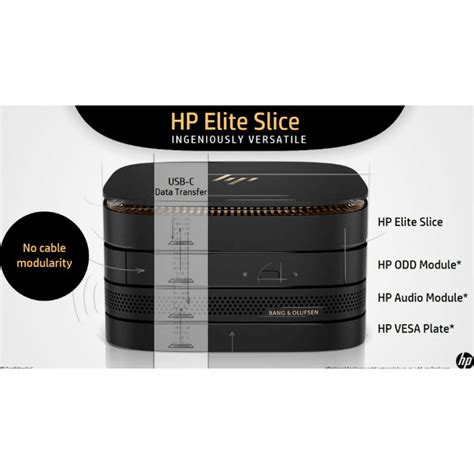 HP Elite Slice Tiny Multimedia PC Intel Core I5 6500t 8GB DDR4 256GB NVme SSD Win10 In UK
