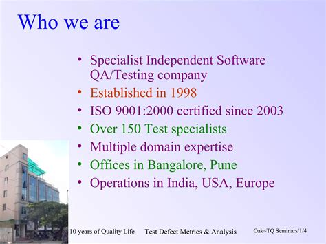 Software Testing Defect Metrics Analysis Ppt