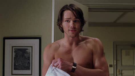 Auscaps Jared Padalecki Shirtless In New York Minute