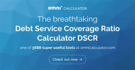 Debt Service Coverage Ratio Calculator Dscr